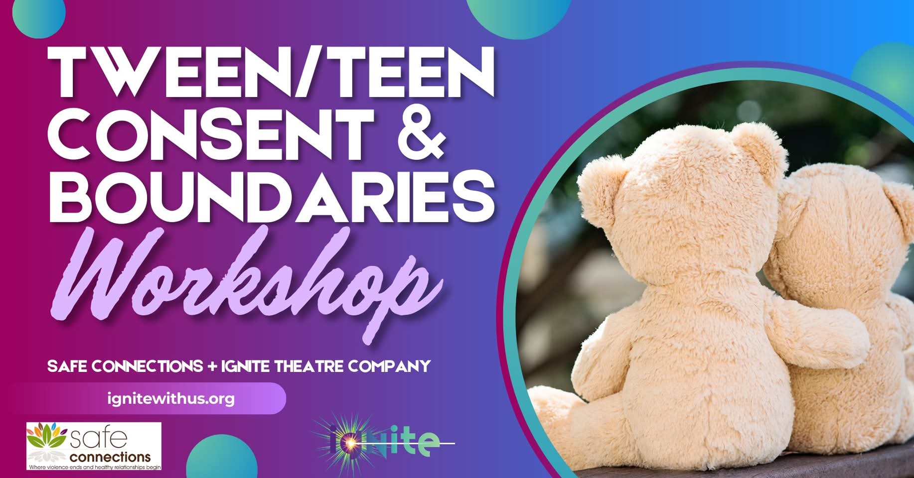Tween/Teen Consent & Boundaries Workshop | Ignite Theatre Company